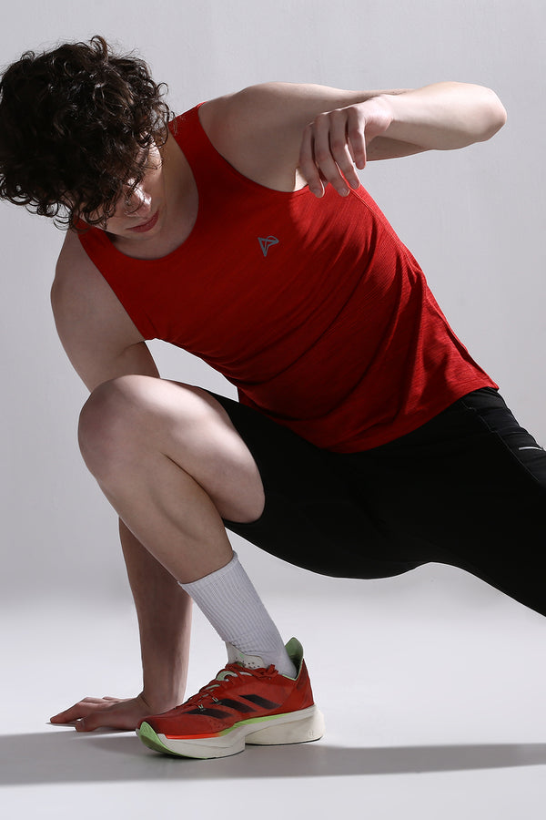 Men's Pulse Running Singlet - Ultra-Light, Sweat-Wicking & Chafe-Free